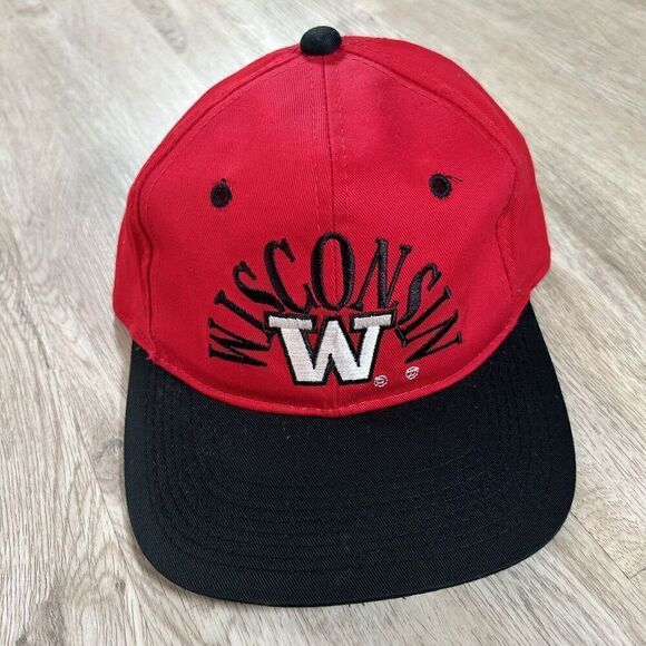Signature | Accessories | Vintage Wisconsin Badgers Hat Snapbackcollege ...